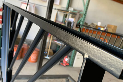 Jet Black Powder Coating - Smith Powder Coating