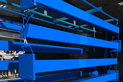 Bangel Blue Powder Coating - Smith Powder Coating